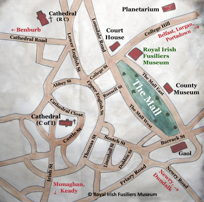 Plan Your Visit | website of The Royal Irish Fusiliers Museum, Armagh ...